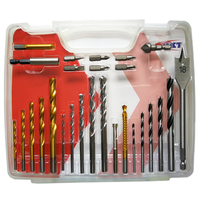 27Pcs Combination Drills Set - Buy drills set, drills and bits set, hex ...